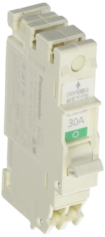 パナソニック(Panasonic) SH-30型2P2E30A棒圧着端子付 BSH2302C極・素子数：2P2E定格電圧：AC100/200V定格電流：30A定格遮断容量：2.5KABSH2302＋5.5mm2棒圧着端子2ヶ、シールドキャッ...