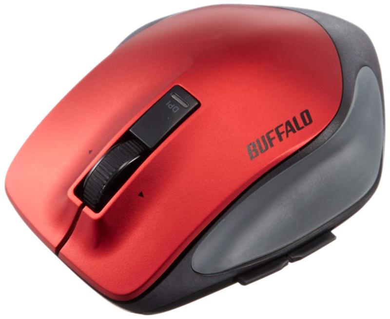 バッファロー BUFFALO Bluetooth BlueLED プレミアムフィットマウス Mサイズ レッド BSMBB505MRD【対応機種】Bluetoothに対応したパソコン,タブレット,スマートフォン,ゲーム機「心地よい」をカタチに...