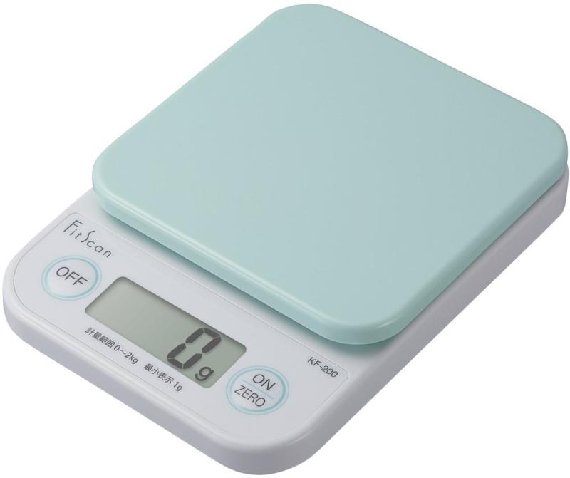 タニタ(Tanita) クッキングスケール キッチン はかり 料理 デジタル 2kg 1g単位 グリーン KF-200 GRサイズ:幅11×奥行15.4×高さ3cm素材・材質:本体/ABS (アクリロニトリル・ブタジエン・スチレン) 、表示...