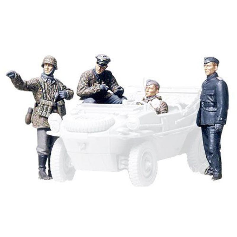 タミヤ(TAMIYA) 1/35 ミリタリーミニチュアシリーズ No.253 ドイツ陸軍 戦車部隊 前線偵察チーム プラモデル 35253組み立て、塗装が必要なプラモデル。別途、工具、塗料等が必要。複数店舗にて販売をしておりますため、在庫デ...