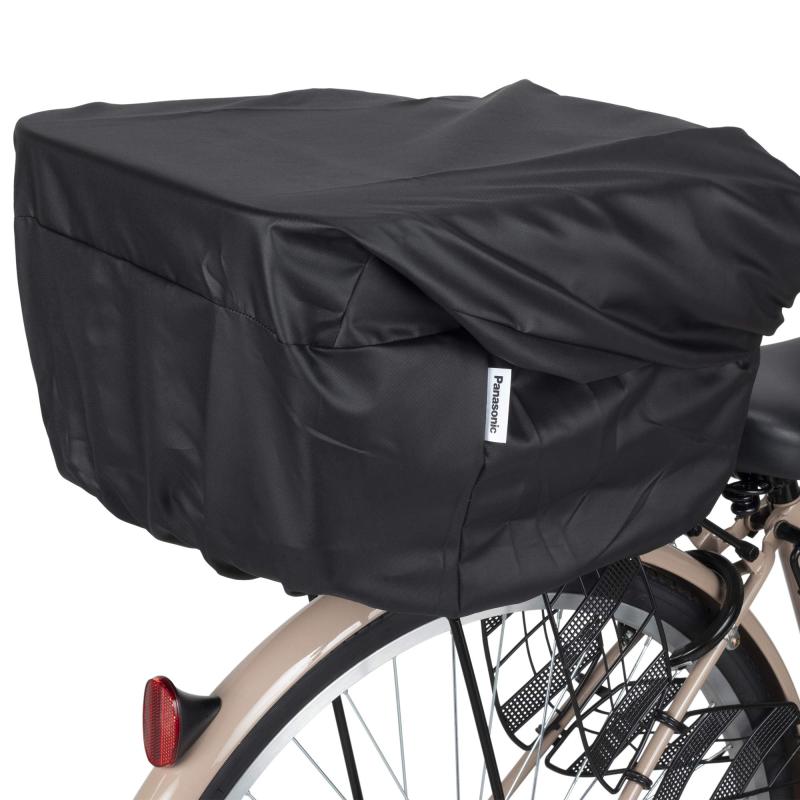 パナソニック(Panasonic) ロールトップ式リヤバスケットカバー 自転車 ブラック 外周寸法<上面>145-155cm 高さ23-27cm NSAR148カラー:ブラック梱包サイズ:27.7 x 20 x 4.7 cm; ...