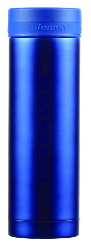 パール金属 水筒 ボトル マグボトル 300ml 保冷 保温 スリムタイプ マットブルー マイカフェマグ HB-5193製品サイズ:(約)外径6×高さ19cm、製品重量:(約)0.22kg品名:ステンレス製携帯用まほうびん、実容量:0.3L...