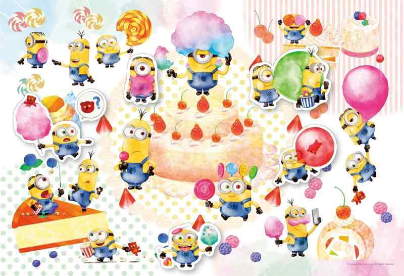 エポック社 300ピース ジグソーパズル ミニオンズ ミニオン・スイーツ (26×38cm) 28-802s のり付き ヘラ付き 点数券付き EPOCH映画「怪盗グルー」シリーズの人気キャラクターミニオンの300ピースジグソーパズルです。パ...