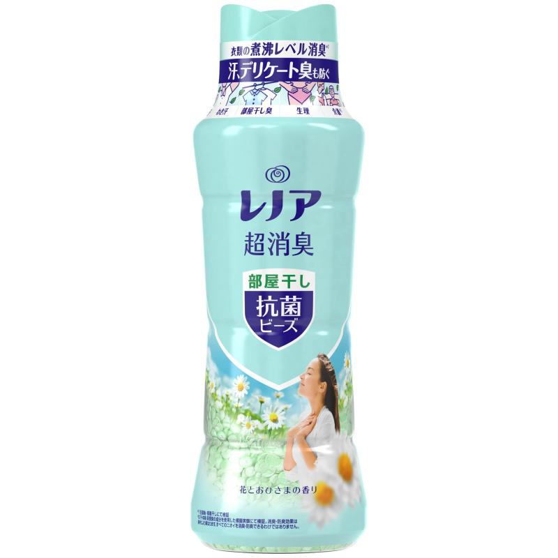 レノア 超消臭 抗菌ビーズ 部屋干し 花とおひさま 本体 490mL香りの量は入れる量で調整できますリニューアルに伴い実際にお届けする商品とパッケージ等が異なる場合がございますので、あらかじめご了承ください。縦型とドラム式洗濯機に使えますい...