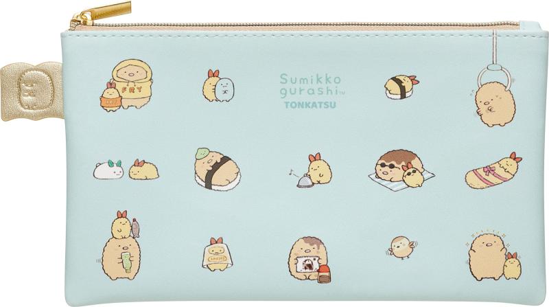 サンエックス すみっコぐらし 絵本アートコレクション フラットポーチ とんかつ CA31403サイズ：約110×190mm合皮製複数店舗にて販売をしておりますため、在庫データの更新が間に合わず、欠品にも関わらず、注文ができる場合がございます...
