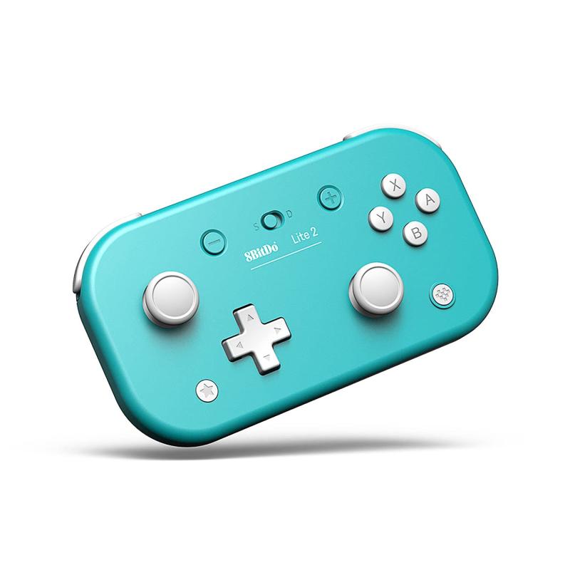8BitDo Lite 2 Switch、Switch Lite、Android、Raspberry Pi（ピンク）用のBluetoothゲームパッド (Turquoise)ウルトラポータブル。フル機能-ジョイスティックと形状のトリガーボタ...