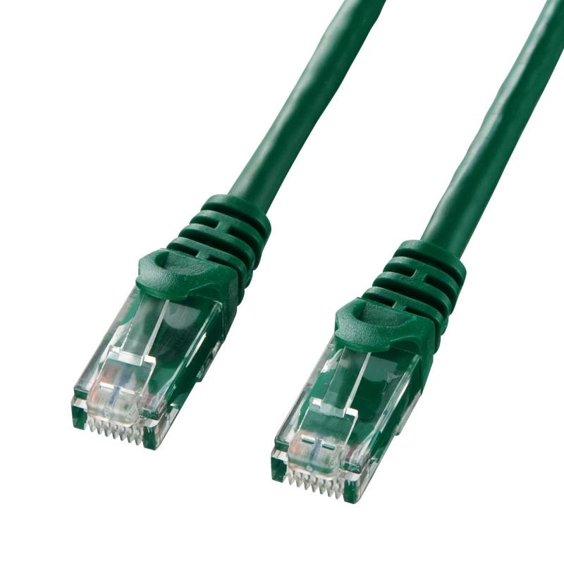 サンワサプライ(Sanwa Supply) CAT6LANケーブル (2m) UTP 1Gbps/250MHz RJ45 ツメ折れ防止 グリーン LA-Y6-02G伝送速度1000Mbps(1Gbps)、伝送帯域250MHzを実現した、ギガ...