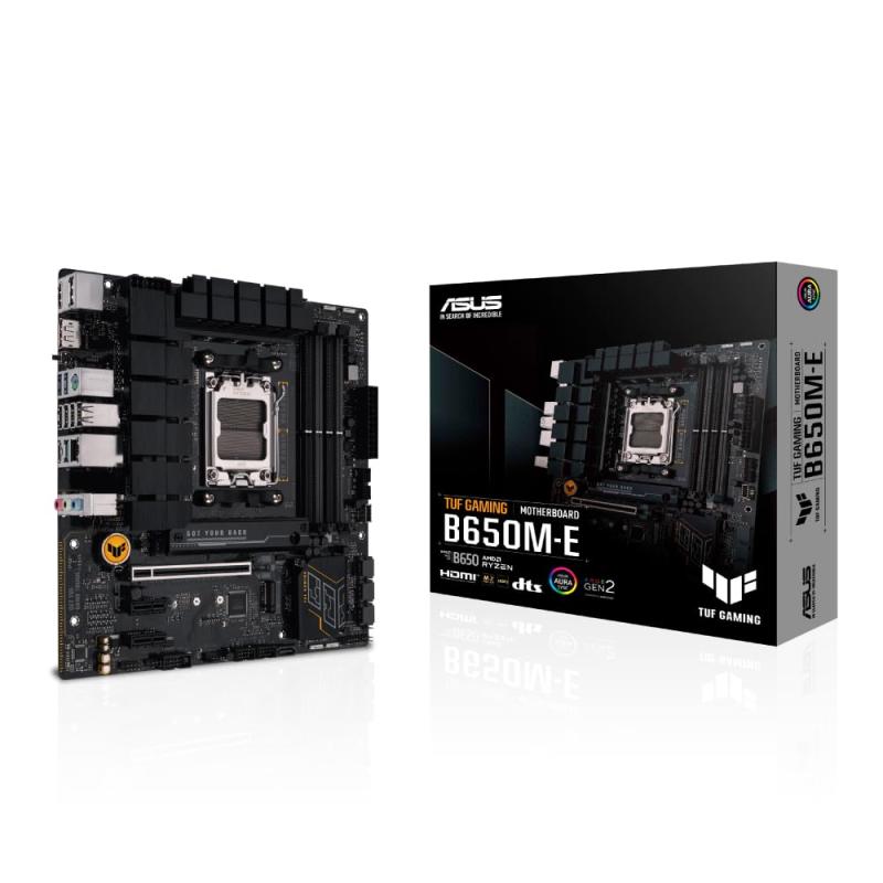 ASUS TUF GAMING B650M-E AMD Ryzen 7000 シリーズ AM5 対応 B650 搭載 mATX マザーボード/品超高速接続: 背面 USB3.1 Gen2 Type-C 、フロントUSB3.1 Gen2 Ty...