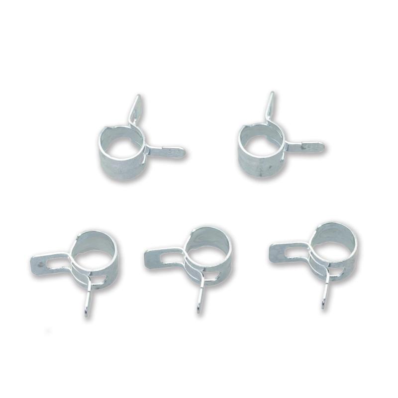 キジマ(Kijima) バイクパーツ ホースパワーバンド 7mm (スチール:3価クロメート) 5個入り 104-2201プライヤー等により容易に装着が可能なバネクリップ式のホースバンド。サイズ:7mm入り数:5個材質:スチール(SK5)表...