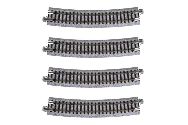 KATO Nゲージ 曲線線路 R481-15° 4本入 20-160 鉄道模型用品商品モデル番号:20-160製品サイズ:13.97 x 2.54 x 0.64 cm複数店舗にて販売をしておりますため、在庫データの更新が間に合わず、欠品にも...