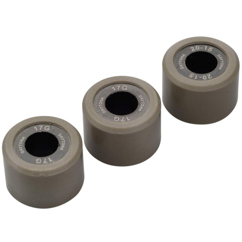 デイトナ(Daytona) バイク用 DWR ウエイトローラー φ20×15mm 17.0g 方向指定なし 3個セット 90515デイトナ(DAYTONA) DWRウエイトローラー φ20×15mm 17.0g 3個セット 90515複数店...