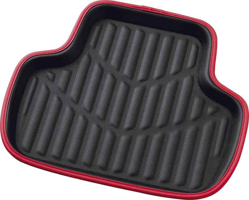 ボンフォーム(BONFORM) カーマット 3Dレザーマット 軽自動車 リヤ 1枚 防水 丸洗いOK ズレ防止加工 レザー素材 48x41cm レッド 6416-06REサイズ : 48×41cmカラー : レッド素材 : 表 : 合成皮革...