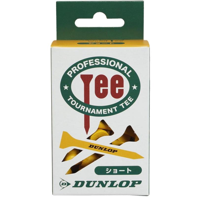DUNLOP(ダンロップ) ゴルフ ティー DUNLOP ウッドティ ショート イエロー GGF-05508約40mm複数店舗にて販売をしておりますため、在庫データの更新が間に合わず、欠品にも関わらず、注文ができる場合がございます。その際は...