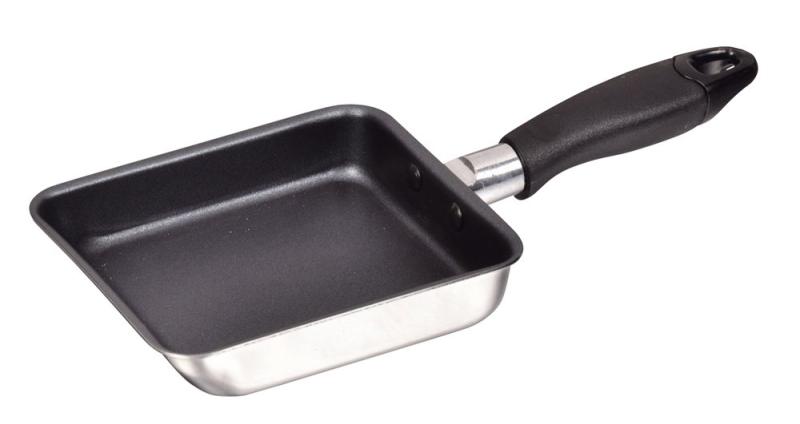 パール金属 ミニ 卵焼き フライパン 12×14cm IH対応 玉子焼き器 フッ素加工 2層鋼 コンパクト HB-2190製品サイズ:(約)全長285×幅130×高さ50mm、皿内寸/幅120×奥行140×高さ25mm材質:本体/ステンレス...