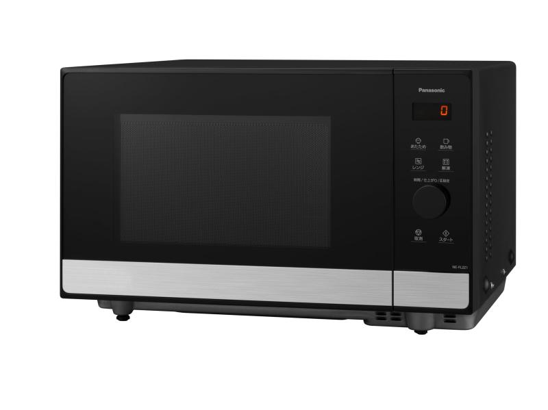パナソニック 電子レンジ 22L 大容量 フラットテーブル スピードあたため メタルブラック NE-FL2Z1-K1000Wインバーターの庫内フラット単機能レンジ。インテリアに調和するデザイン。自動ですばやくあたため。「1000Wインバータ...