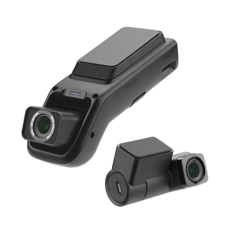 PIXYDA スリムフィットドライブレコーダー 前後2カメラ RAY25 前後200万画素 夜間画像補正 SONY製イメージセンサ−搭載 WDR Wi-Fi接続 駐車監視録画 64GBmicroSDカード同梱 SEIWA縦長のスリムな形状が...
