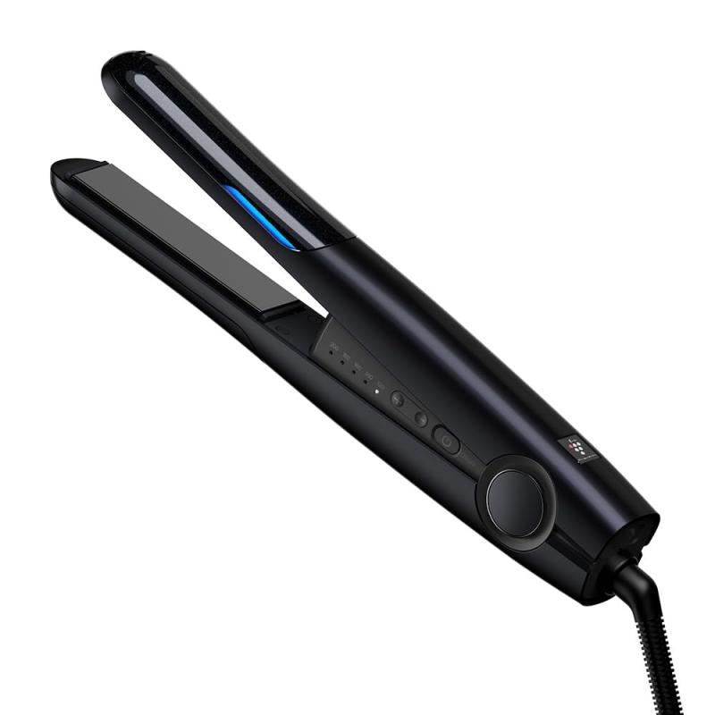 シャープ ストレート ヘアアイロン IB-S8000-B プラズマクラスター ビューティ ダイヤモンドコーティング 海外対応 ミッドナイトブラックプラズマクラスターを含んだ風をたっぷり届けてうるおいを補給120℃まで約30秒立上げアイロンプ...
