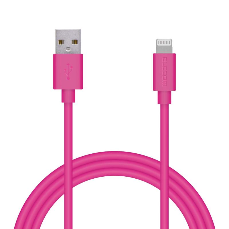 エレコム Lightningケーブル ライトニング iPhone 充電ケーブル スタンンダード 【 iPhone 13 / 12 / SE (第2世代) 対応 】 Apple認証品 1m ピンク MPA-UAL10PNiPhoneやiPod...