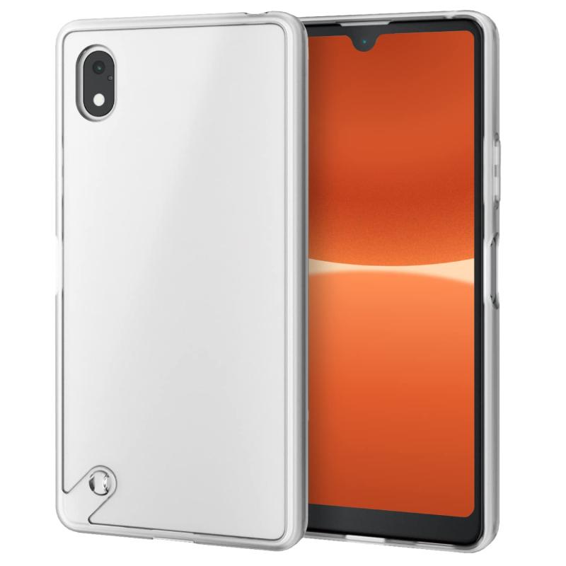 エレコム Xperia Ace III (SO-53C / SOG08) ケース カバー ハイブリッド (ハード + ソフト) 極み設計 耐衝撃 ストラップホール付 シルキークリア PM-X223HVCKMCR側面に弾力性のあるTPU素材を...
