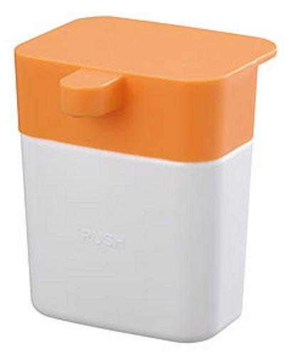 SANEI(サンエイ) シンクのディスペンサー 食器洗剤入れ 浮かす収納 ワンプッシュ オレンジ PW1711-LRY5片手で押すだけで洗剤が出ます。スリムで小ぶりなデザインなので、シンクの邪魔をすることはありません。押し方の強弱で洗剤の量...