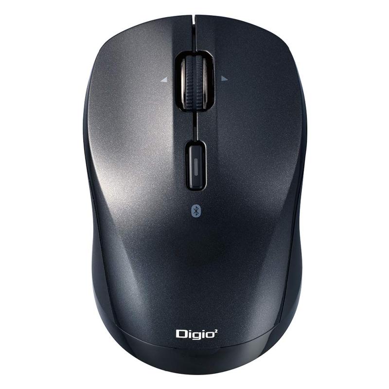 Digio2 神速 マウス 高速スクロール Bluetooth 小型 静音 Blue LED ブラック本体寸法/重量：W52×D85×H35mm/約56g（電池は含まず）対応OS：Windows 10/8.1/8/7、MacOS X（10....