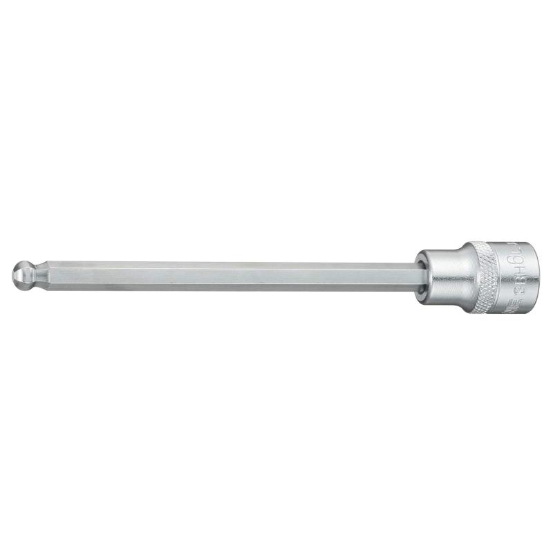 トネ(TONE) ロングボールポイントヘキサゴンソケット 3BH-06L 差込角9.5mm(3/8") 二面幅6mm対辺寸法(mm):6差込角(mm):9.5全長(mm):125ビット長さ(mm):98複数店舗にて販売をしておりま...