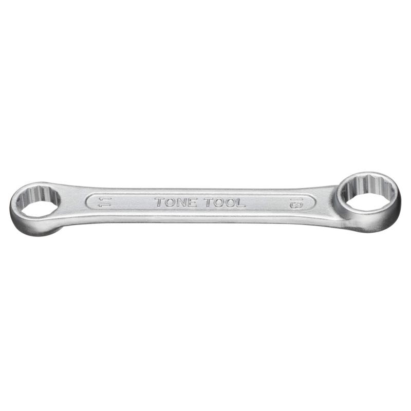 トネ(TONE) ショートめがねレンチ(ストレート) M03-1113 二面幅11×13mm対辺寸法(mm):11×13全長(mm):115複数店舗にて販売をしておりますため、在庫データの更新が間に合わず、欠品にも関わらず、注文ができる場合...