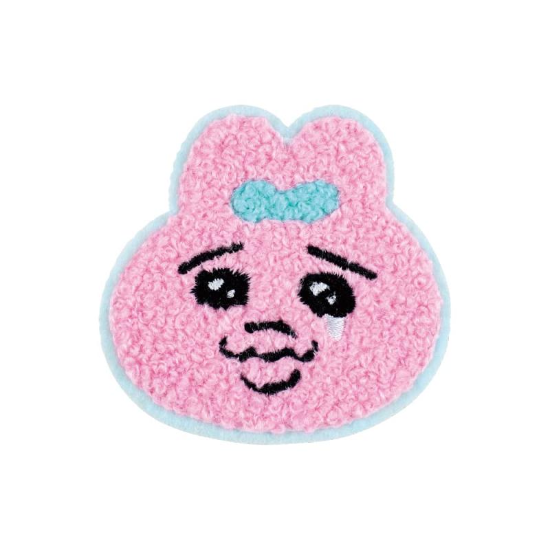 ティーズファクトリー おぱんちゅうさぎ モコモコ刺繍ステッカー なみだフェイス H5.2×W5.4×D0.3cm OU-5541701NFサイズ：H5.2×W5.4×D0.3cm パッケージサイズ：H9×W7.5cm材質：レーヨン生産国：中...