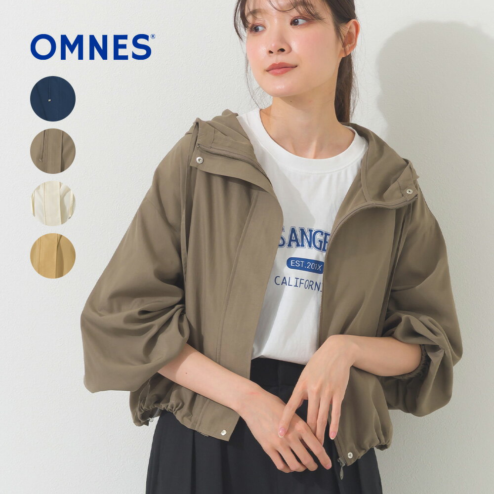 《 OMNES 》オムネス シアーテックコットン フード長袖シャツブルゾン花粉リリース付 軽く羽織れて季節対策 シアーテックコットン花粉リリース付フードシャツブルゾン。 ほんのり透け感のあるシアーテックコットン素材で、軽やかな着心地のブラウ...