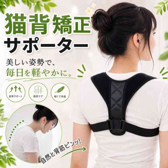 【猫背矯正サポーター】姿勢サポートベルト着用時は習慣化された猫背を補正し、日常生活のパーフォーマンスを向上させます。人間工学に基づいた設計により、着用中の姿勢を常に美しくキープ。いつまでも若々しく、活力溢れる健康的な人生をサポートします。 ...