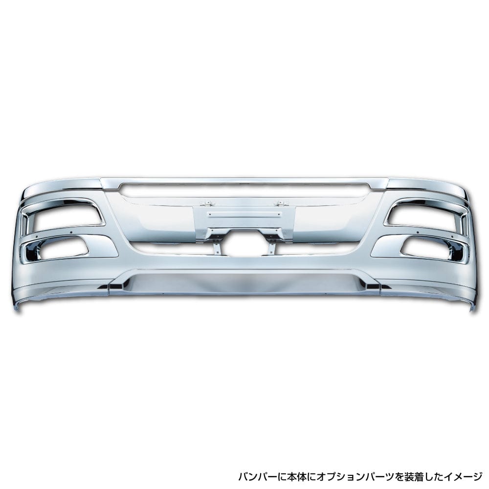 ジェットイノウエ製NEWスーパーグレートタイプバンパー(品番：510419)のオプションパーツです●用途 ボディパーツ ●仕様 R/Lセット ●適合 【バンパー品番】510419 ●材質 樹脂 ●材質/仕上 樹脂/クロームメッキ ●色 クロ...