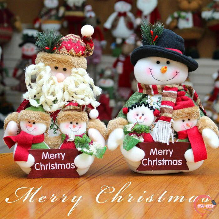 Item Information 商品名 クリスマスの装飾 素材 ポリエステル カラー サンタ　雪だるま サイズ サンタ(30*20cm)雪だるま(25*20cm) 説明 セット内容：飾り単品 座っている装飾：各クリスマスフィギュアの底はパ...