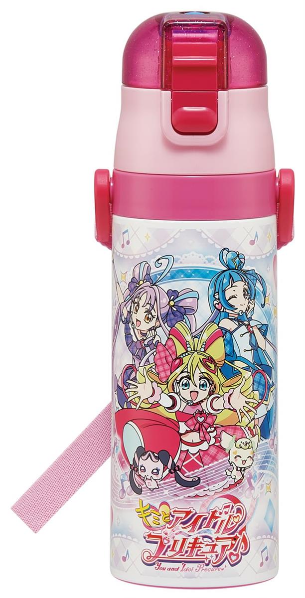 サイズ：470 ml◆商品名：スケーター(Skater) 水筒 子供用 直飲み 470ml キミとアイドルプリキュア 女の子 保冷専用 ステンレス 軽量タイプ waterbottle スポーツボトル キッズ こども 水瓶 SDC4-Aサイズ...