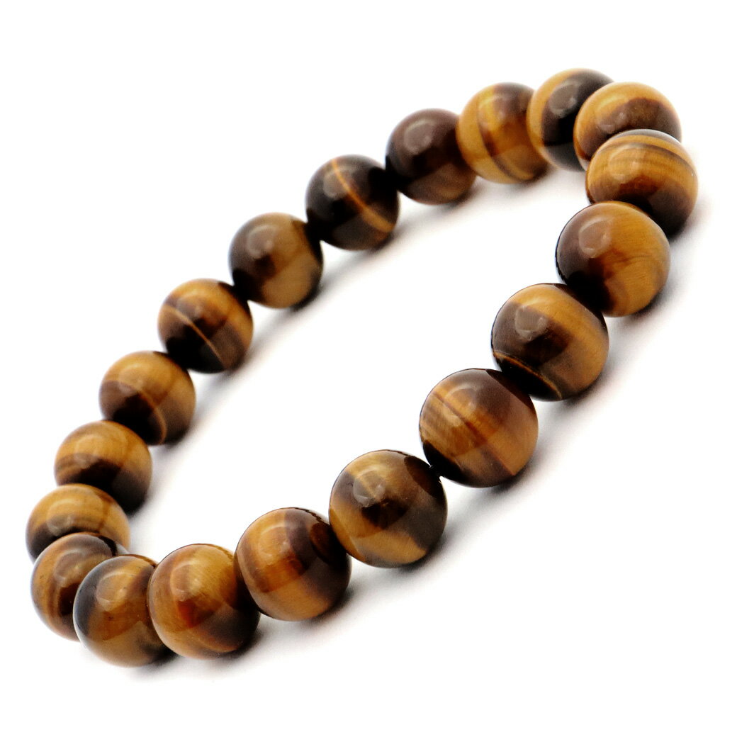 専用のケースにお入れし、お届けをさせて頂きます。プレゼントや贈り物にも最適です。 ◆サイズ 粒直径10mm（±0.5mm） ◆タイガーアイ 虎目石 仕事運・金運全般を高めてくれる石としてタイガーアイは有名です。災いを退け あらゆる幸運と成功...