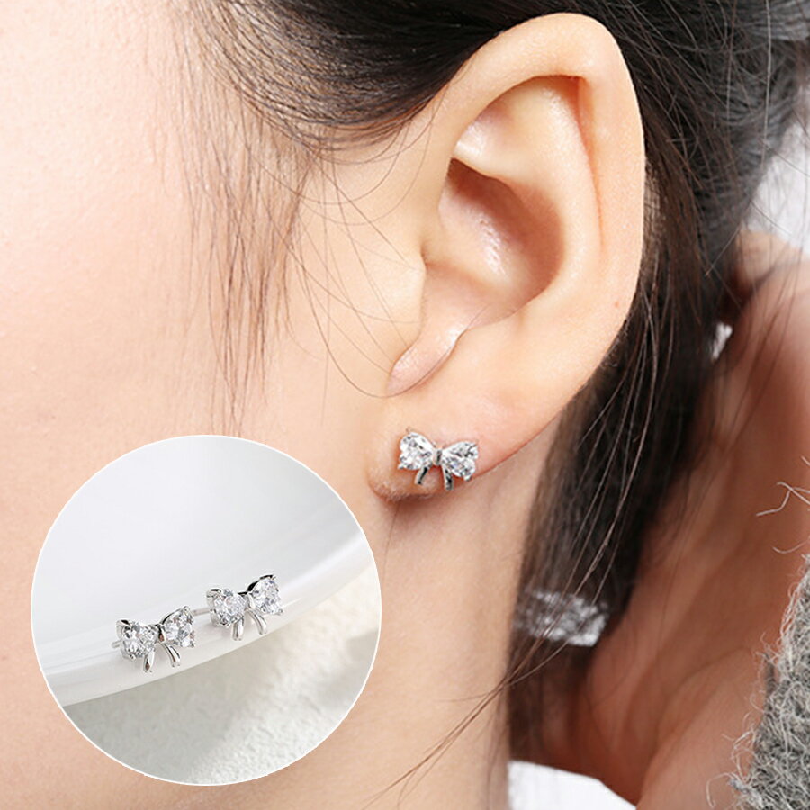 アイテム説明 商品説明 コロンとしたフォルムが可愛らしいリボンピアス。 大人な女性の方でも 付けやすいサイズ感とデザインになっています。 素材 S925,キュービック・ジルコニア中国製 カラー シルバー サイズ ［FREE］ トップ：0.6...