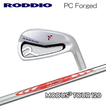 Roddio PC アイアン+ NSPRO MODUS3 120 ロッディオの2代目キャビティは技ありのボケットキャビティ。飛び系のアイアンが多くリリースされる中で飛ばし方にこだわり、初心者向けではないある程度ゴルフ経験のあるこだわりユーザ...