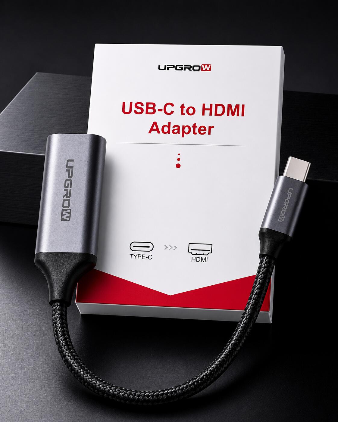 【4K HDMI 高解像度】USB C HDMI 変換アダプタ、4K@30Hzの高精細解像度をサポートしており、より大きな画面で鮮やかなビジュアルを得ることができます。　 【簡単接続】HDMI TYPE-C変換アダプタ、追加でドライブインス...