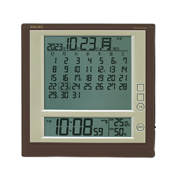 【ブランド名】セイコークロック【シリーズ名】【商品番号】SQ422B【種類】置き時計【カラー】ブラウン：SQ422B【仕様】電波修正機能（40kHz/60kHz自動選局・受信OFF機能つき）ダンダントーンアラーム（4段階）アラームオートスト...
