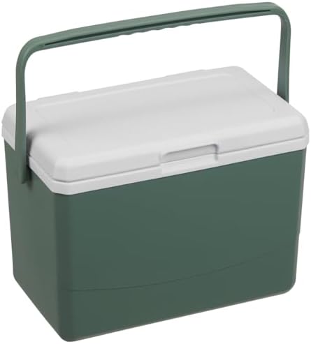 クーラーボックス 3L 保温 保冷 ポータブル キャンプ 27x19.5x16.5cm ハンドル付 バーベキュー 断熱ボックス アウトドア 釣り 旅行 頑丈 シンプル グリーン このクーラーボックスを使用することで、アウトドアでの食事や飲み...