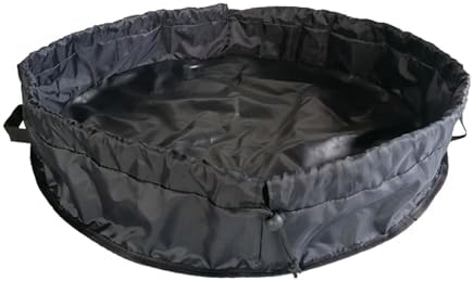 サーフ交換用マット 75cm ドローストリング付 200g軽量 ロールトップ収納 防水速乾 ビーチ キャンプ 商品説明 水濡れ対応設計と衛生管理: 耐水素材と縁取り構造により、ウェットスーツの水気を効果的に分離。着替え中の落下物をキャッチし...