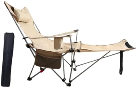 キャンプ用 折りたたみ ラウンジチェア 肘掛け/枕付き 4段階 角度調整 耐荷重120kg キャンプ アウトドア 商品説明 頑丈な構造: 高品質のオックスフォード布と炭素鋼素材で作られており、過酷な屋外環境に耐え、長期間の使用を保証します。...