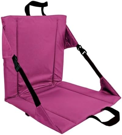スタジアムシート 折りたたみ 座椅子 背もたれ付き 椅子 クッション 40cm スポーツ観戦 観覧席 チェア 持ち運び 軽量 オックスフォード布 頑丈 釣り キャンプ アウトドア 商品説明 耐久性に優れた高品質オックスフォード素材: このス...