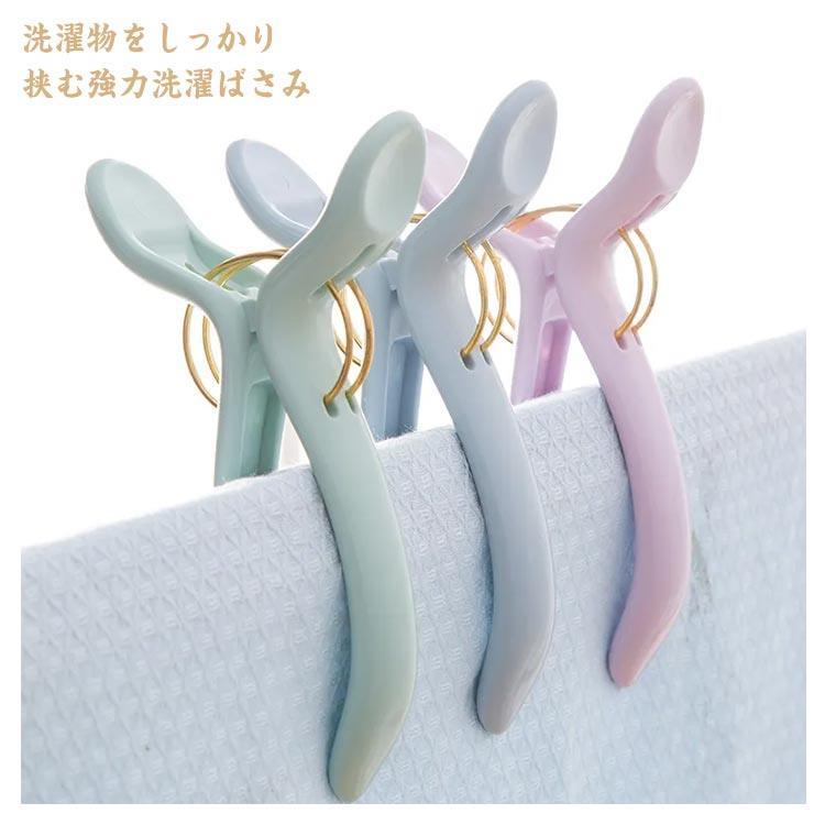 洗濯物をしっかり挟む強力洗濯ばさみ。薄いシーツやタオルからトレイマット厚い物までしっかり止めます。最大開口部は約17cmで、冬の布団も安心して挟むことができる大型ピンチ。これ一つ1あれば、様々なものを干すことができます。 サイズ5個入りサイ...