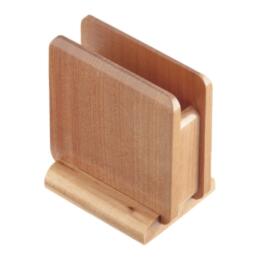 ※商品によって木目の柄や色の濃さが違う場合があります。 ご了承ください。 ◼メーカー：マイン ◼ナフキン立て ◼高さ120mm　幅103mm　奥行75mmカフェやレストラン、和洋中問わずさまざまな業種に合...