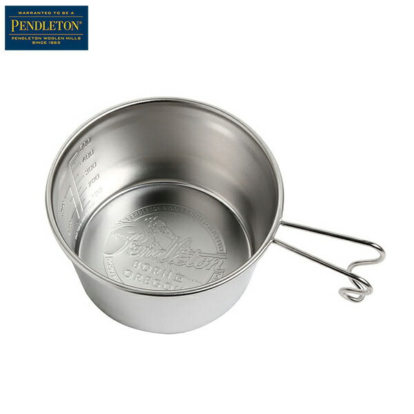 PENDLETON / ラージシェラカップ ペンドルトン ラージシェラカップは様々な用途に使え、 スタッキングもできますので、キャンプなどに重宝します。 取っ手も付いており、引っ掛けておくこともできます。 容量が600mlあるのでコップや器...