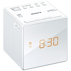 ワイドFM(FM補完放送)対応モデル■デジタル時計付きクロックラジオ■FM/AMラジオを楽しめる■表示窓の明るさ調節が可能ICFC1WC電源：家庭用電源電池持続時間：-時間イヤホンジャック：×幅：101mm高さ：102mm奥行き：101mm...