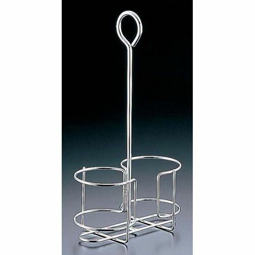 ■ディスペンサ-400c.c.、360c.c.、270c.c.、食品ボトルのφ63mmまで使用できます。[素材・材質]ステンレス鋼規格：2本立て幅×奥行×高さ(mm)：142× 78×253