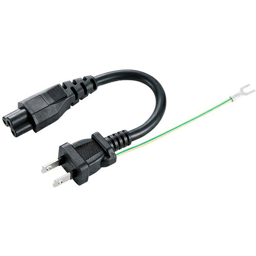 ■トラッキング火災予防絶縁キャップが付いた安全型電源コードです。■各社ノートパソコン、デジカメ、ハードディスクなどのACアダプタ用電源ケーブルとしてご使用になれます。■対応機器：ACインデット(アース付きメガネ型コネクタ)を持つ機器のACア...