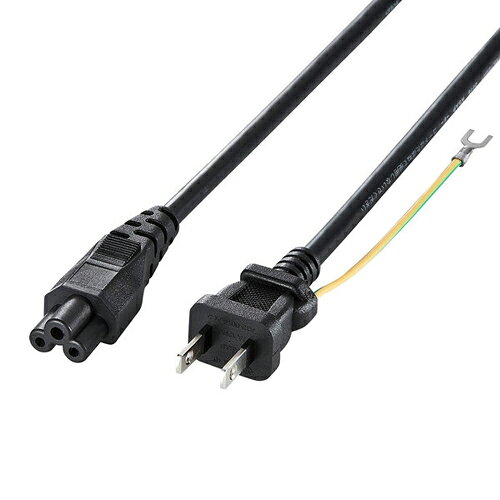 ■トラッキング火災予防絶縁キャップが付いた安全型電源コードです。■各社ノートパソコン、デジカメ、ハードディスクなどのACアダプタ用電源ケーブルとしてご使用になれます。■対応機器：ACインデット(アース付きメガネ型コネクタ)を持つ機器のACア...