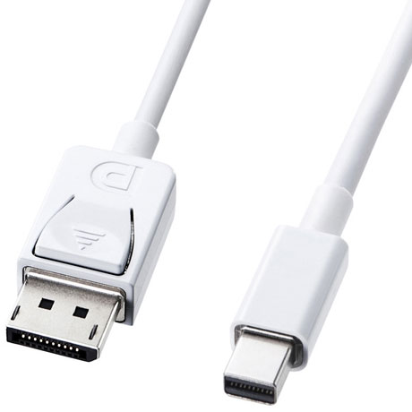 ■ミニDisplayPortとDisplayPortとを接続する変換ケーブルです■ミニDisplayPort(Thunderbolt)搭載のMacや、各社パソコンとDisplayPortを持つディスプレイを接続して使用できます■Displa...